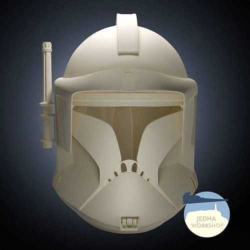 General Obi Wan Kenobi Phase I Realistic Style Helmet | 3D model