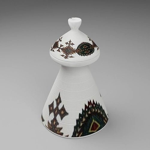 Ethiopian Cultural Mesob 3d model