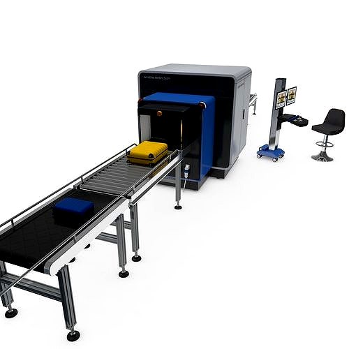Airport Baggage Scanner X Ray Point 3d model
