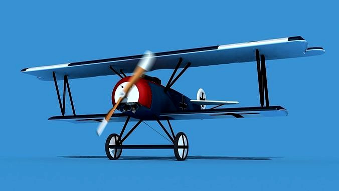 Fokker D-VI V09 3d model
