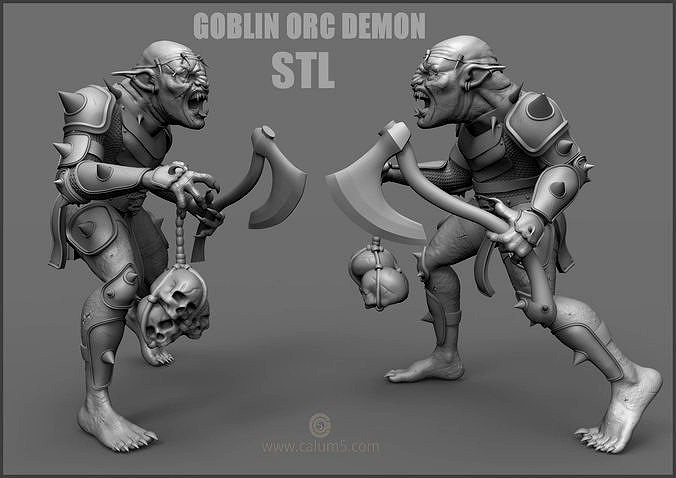Goblin Orc Demon Stl | 3D model