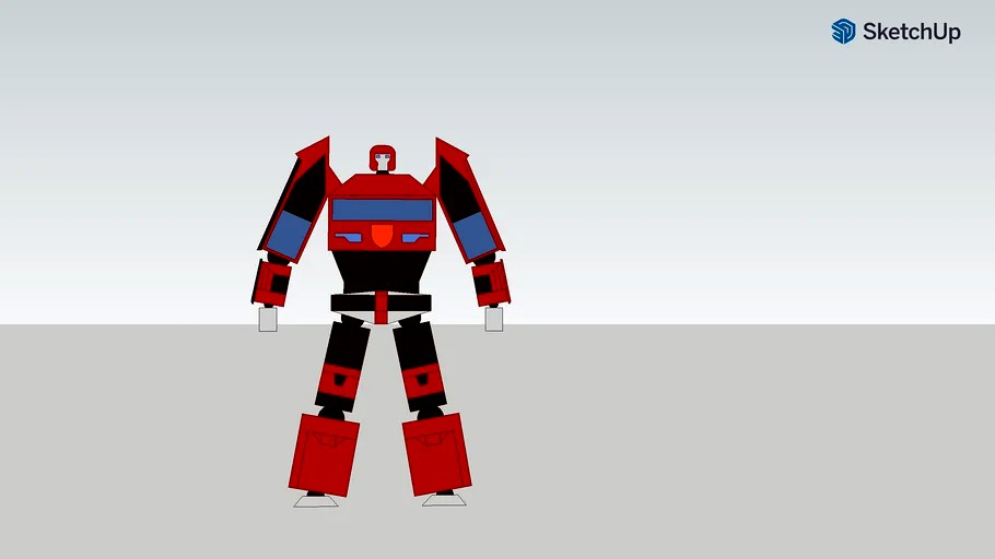 amogus real life bot 3d model