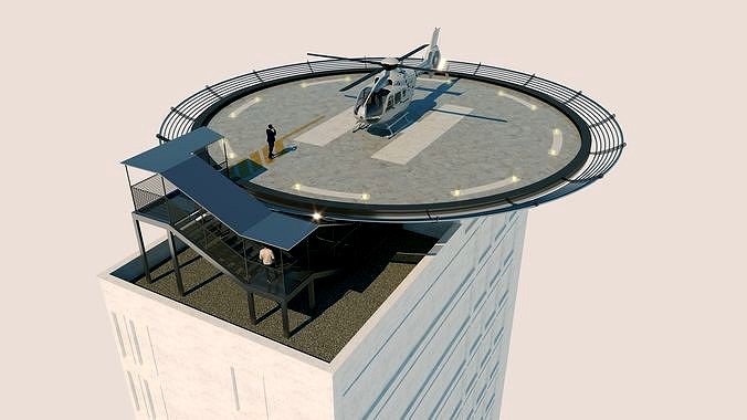 Helipad 3D model