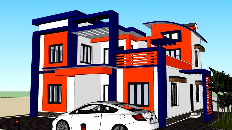 DUPLEX HOUSE 3D MODEL