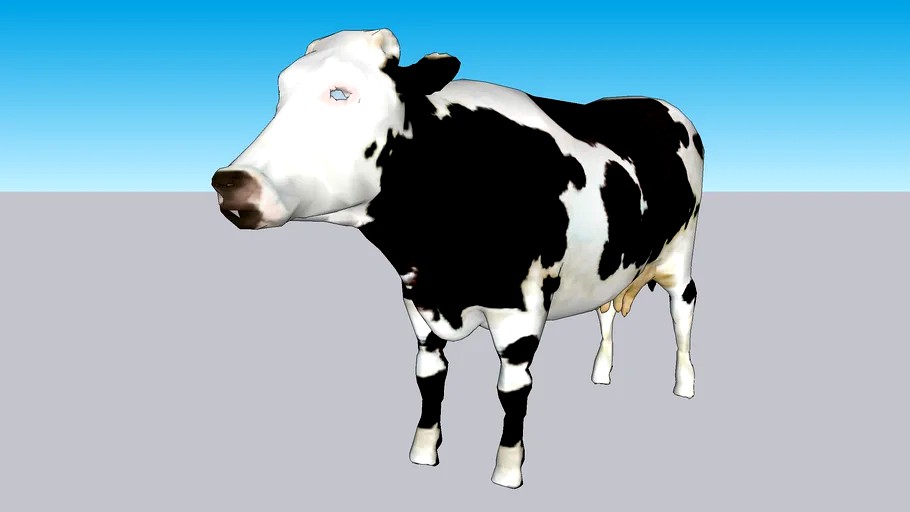 sapi ternak 3d model
