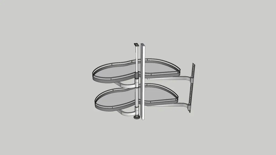 kessebohmer lemans II corner Right Swing 3d model
