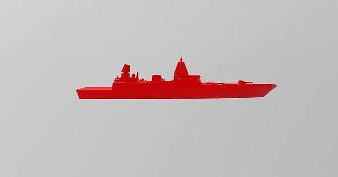 Gorshkov-class frigate Integrated mast modified version | 3D model