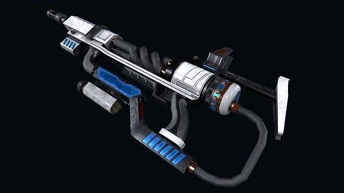Sci-Fi Weapon 3d model