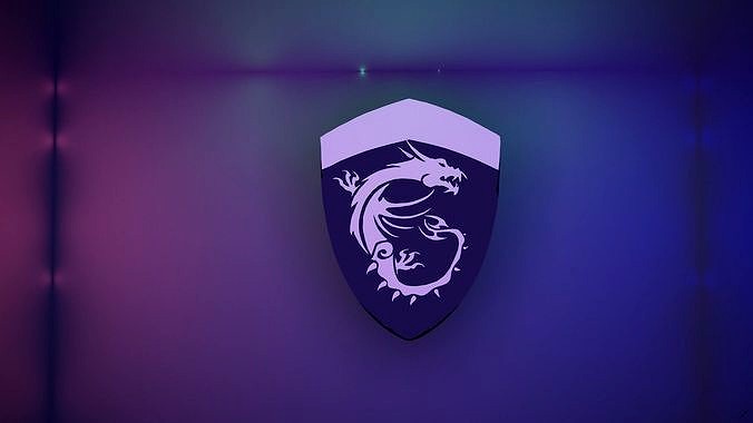 MSI Logo 3d model