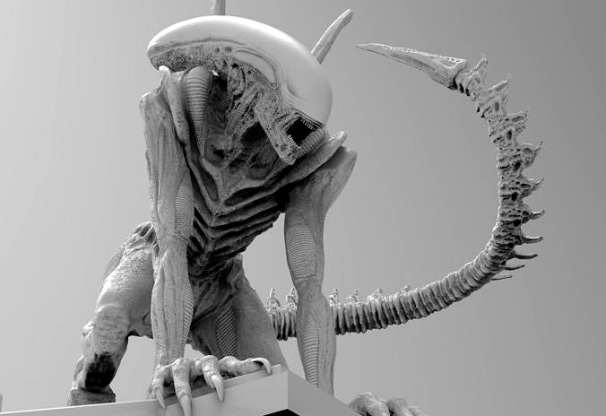 Alien Xenomorph Sewer Escape 3D Printing Diorama | 3D model