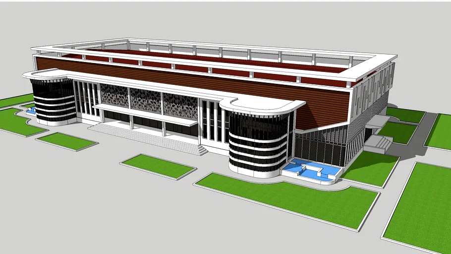 thuy university 3d model