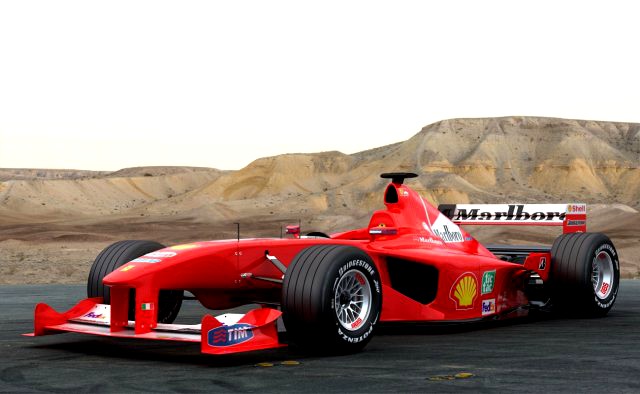 f1 ferrari f2000 michael schumacher 3d model