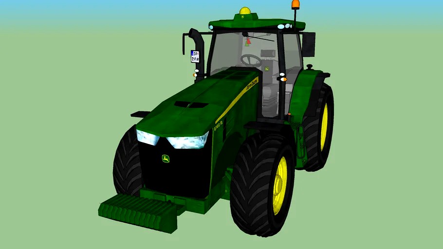 traktor 3d model
