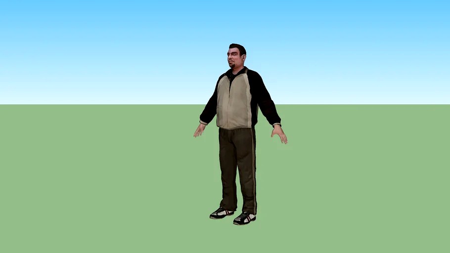 Roman Bellic 3d model
