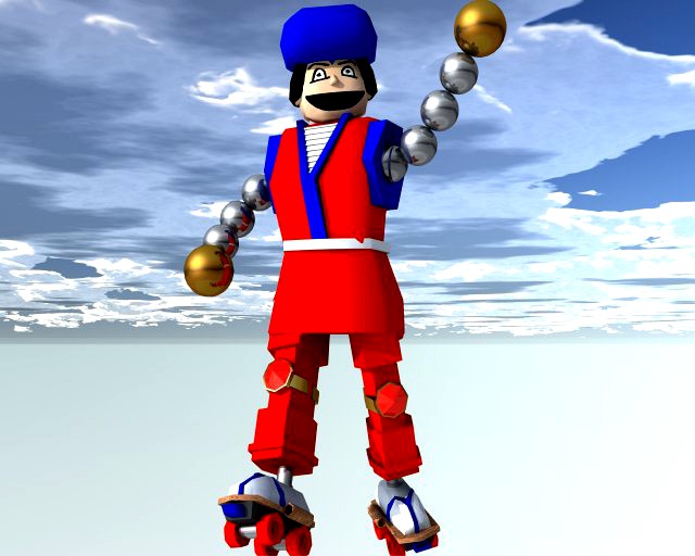 Download free Goemon Impact 3D Model