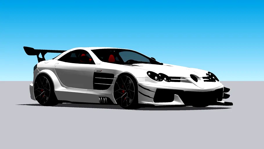 Mercedes-Benz SLR Mclaren Tuning 3d model