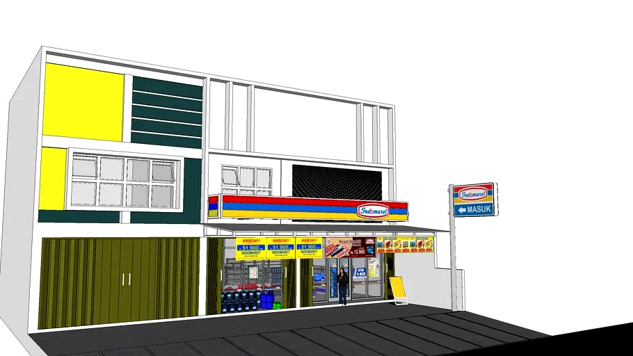 Indomaret 3d model