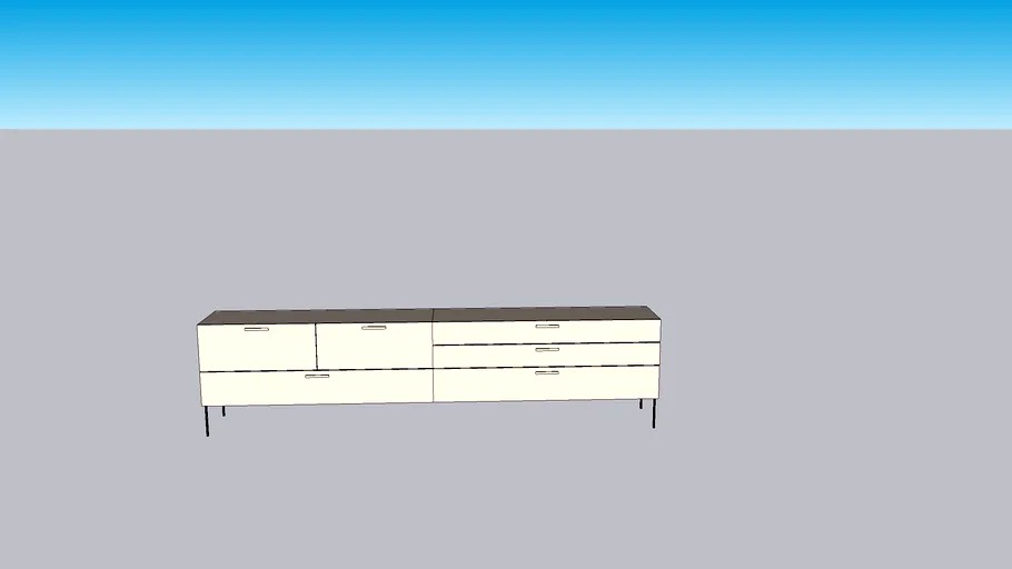 HK Living Modulaire kast 3d model