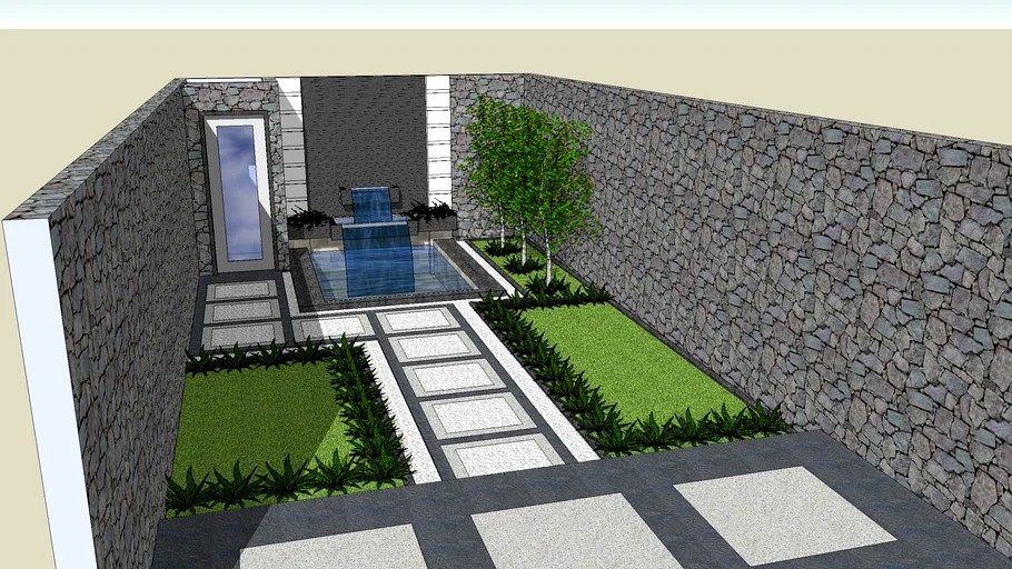 taman - garden 3d model