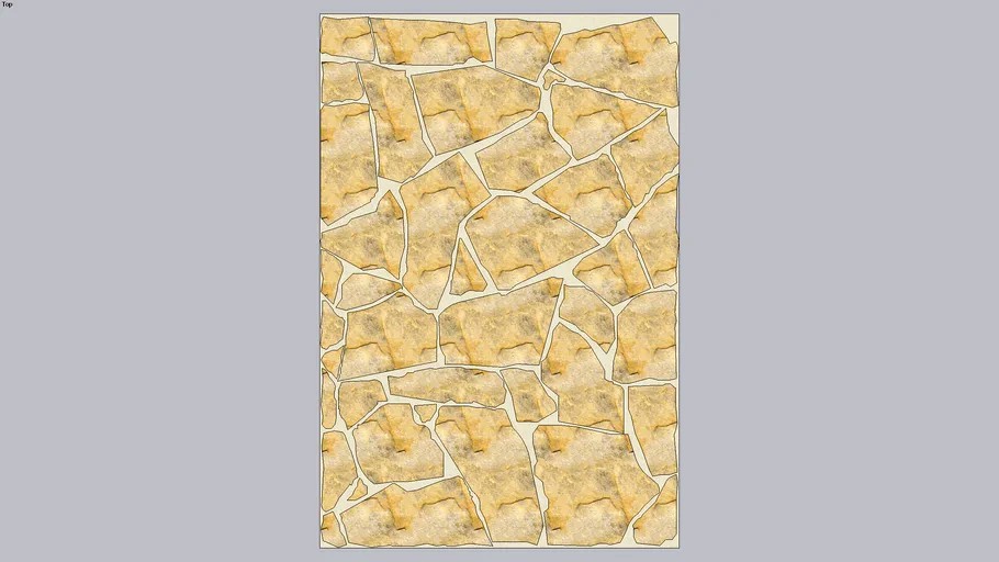 Opus incertum 3d model