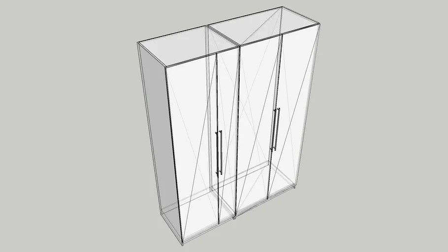 IKEA PAX 100 75 236 3d model