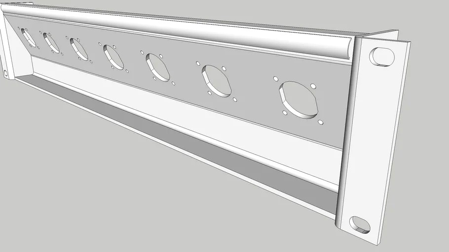Fiber Patch Panel 3d model
