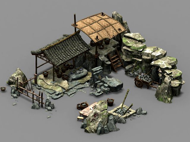 mining-mine 23 3d model