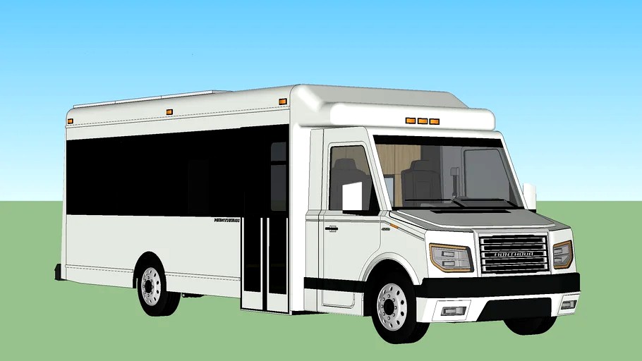 microbus camperizado 3d model