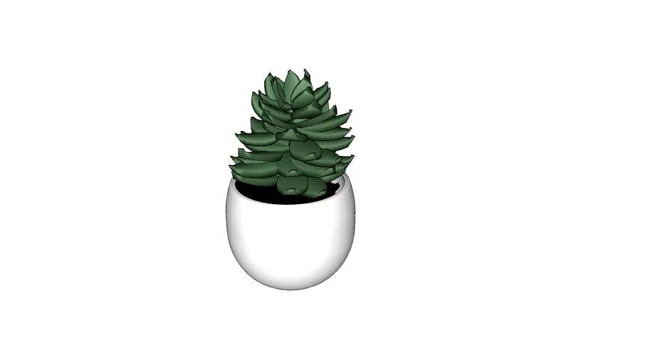 Planta tanaman pot 7 3d model