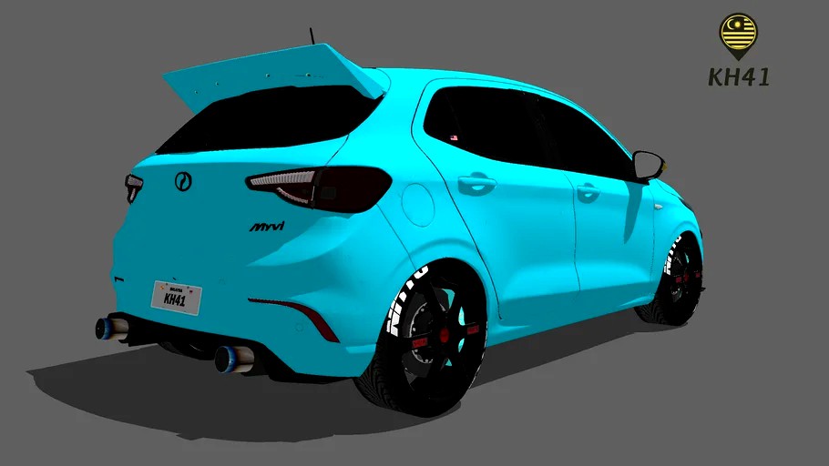 PERODUA MYVI OWN DESIGN (MODIFIED VERSION) 3d model