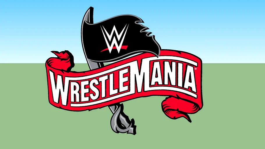 WrestleMania 36 Logo 3d model