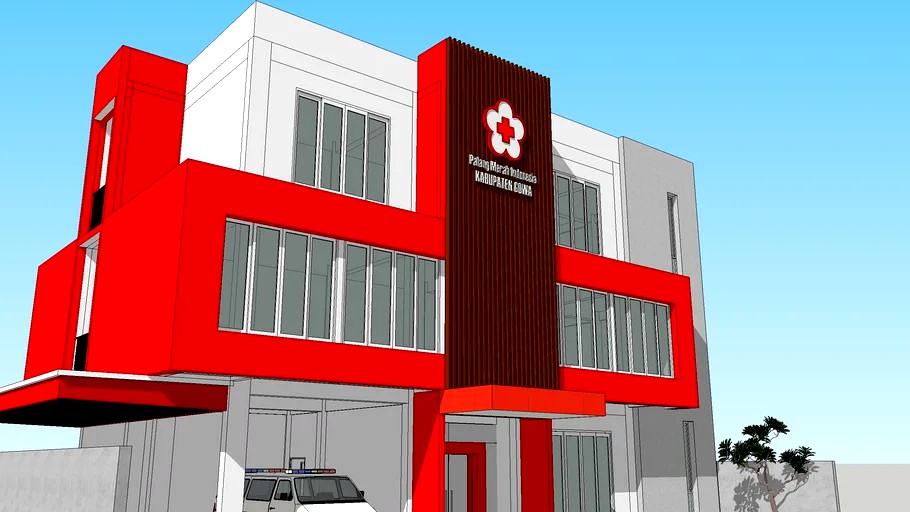 Kantor PMI Gowa 3d model