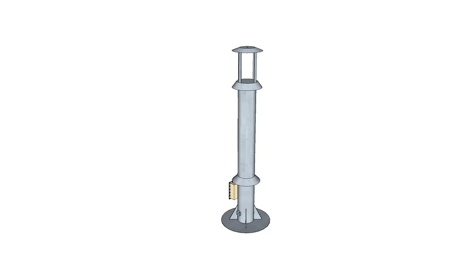 Biogas Flare 3d model
