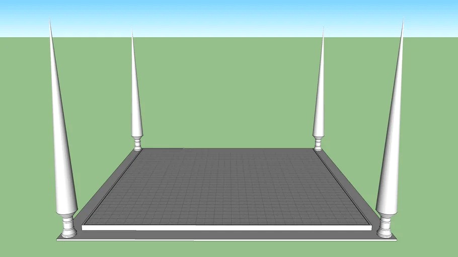 cell games arena 3d model