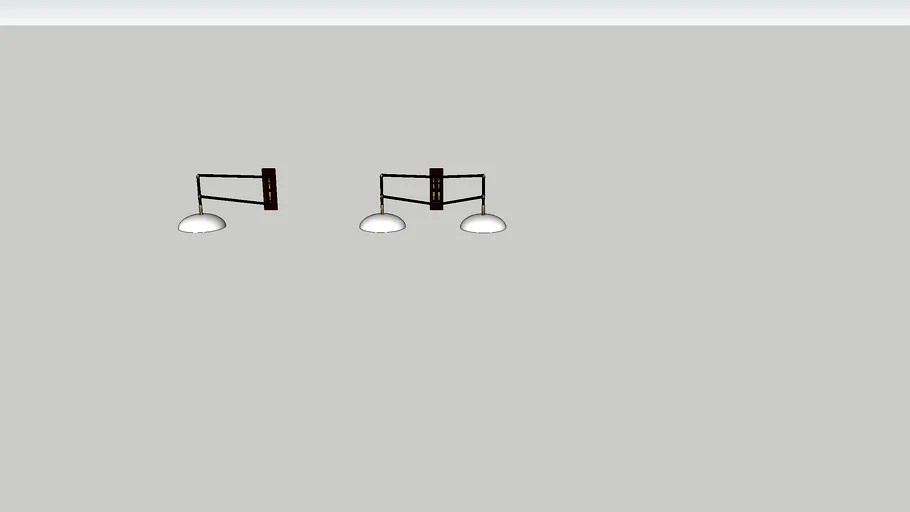 WILDER SWIVEL BOOTH LAMP 3d model