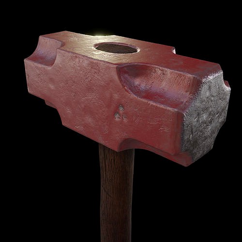 Hammer Low-Poly PBR Game Ready 3d model