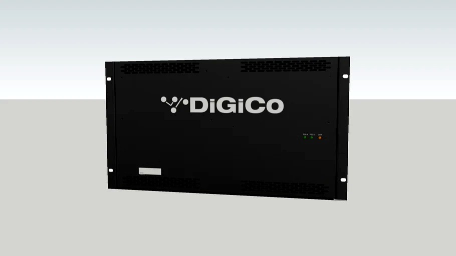 DiGiCo MQ-Rack 3d model