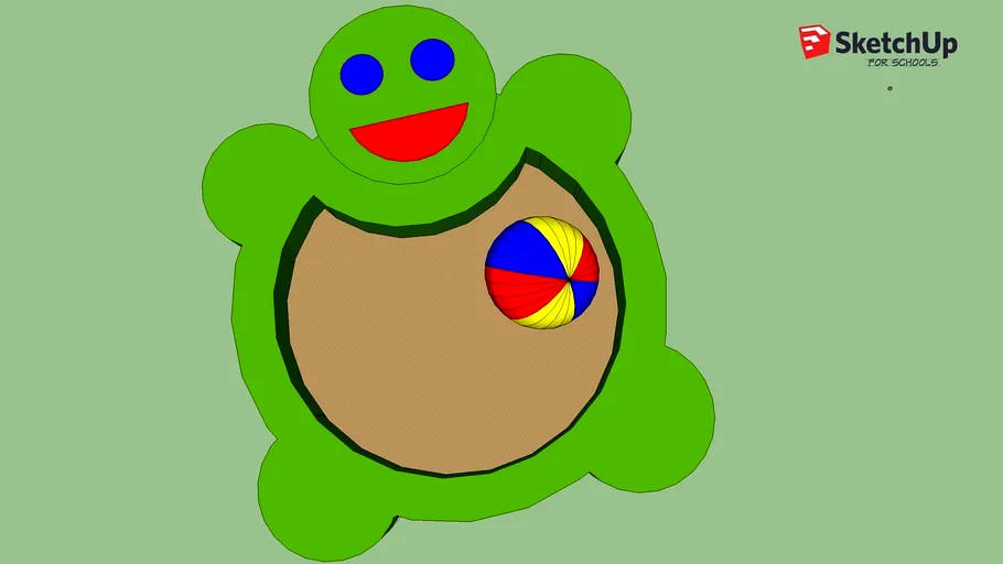 Turtle Sandbox 3d model