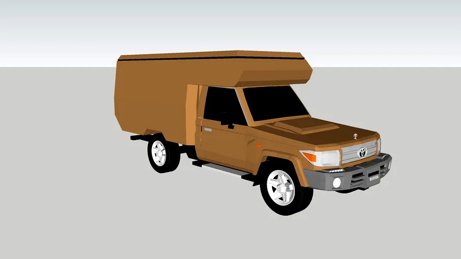 Toyota Land Cruiser J79 Travelcabin 3d model