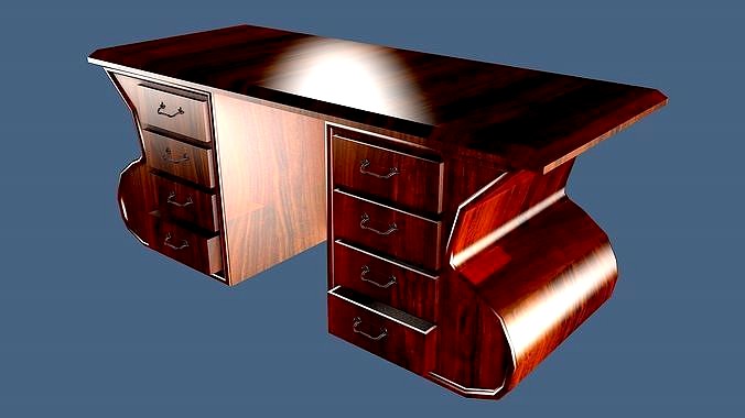 CLASSIC OFFICE TABLE 3d model