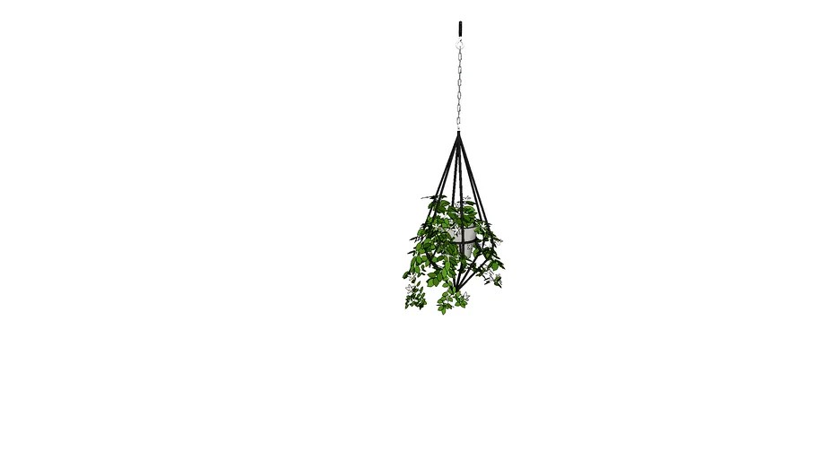 Ceiling suspended plant 3d model