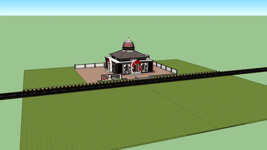 Surau Al Falah 3d model