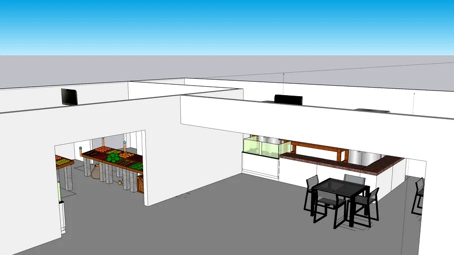 open shutter 3d model