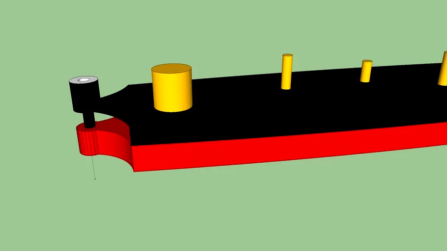 firenze fpso aquila field 3d model