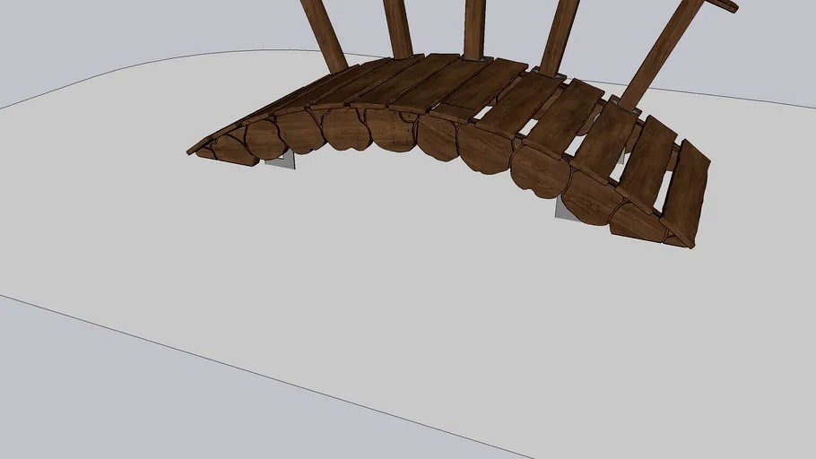 MP0201 Lappset Moomin bridge 3d model