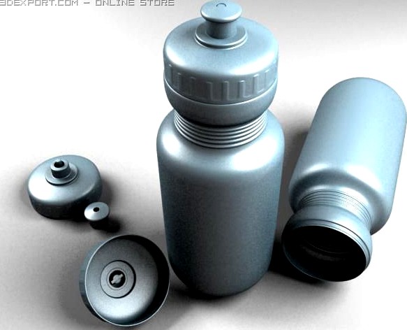 Water Bottle 3D Model