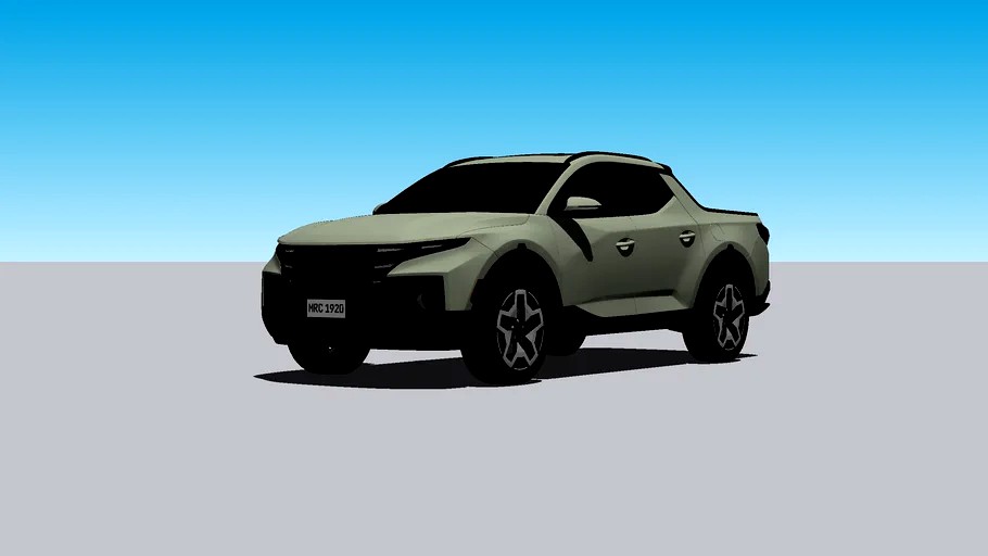 2022 Hyundai Santa Cruz 3d model
