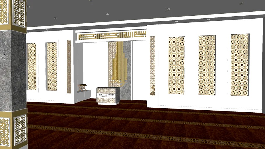 surau pentukang 3d model