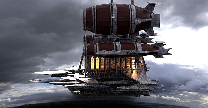 Grand Cathedral Ship 2 3D model