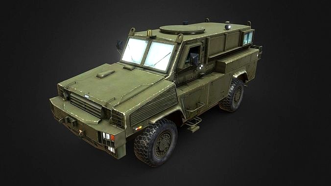 Rg31 Military Vehicle 3d model
